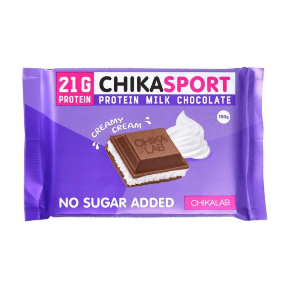 Chika Sport - Protein Chocolate with Creamy Cream – Healthy Snacks